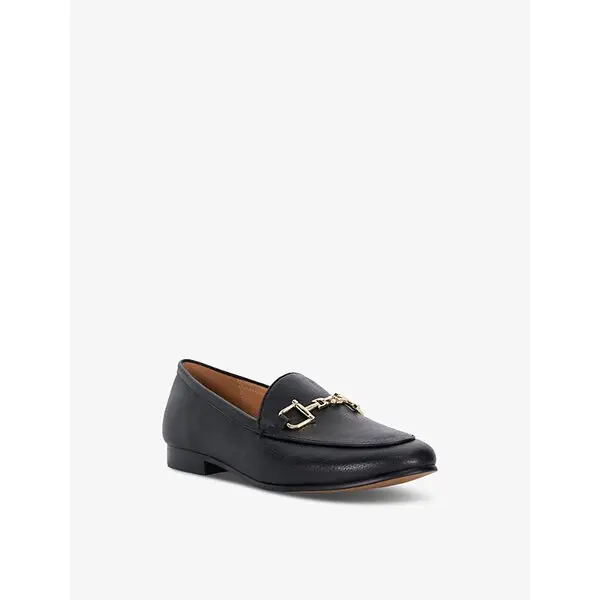 DUNE Snaffle-embellished Leather Loafers