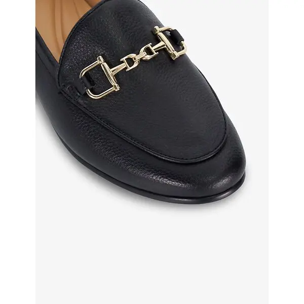 DUNE Snaffle-embellished Leather Loafers