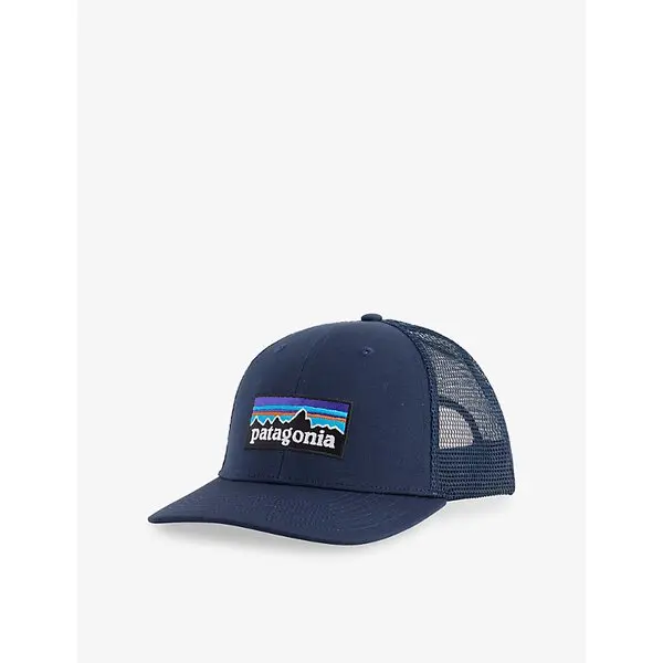 Patagonia P-6 Logo Trucker Cap - New Navy