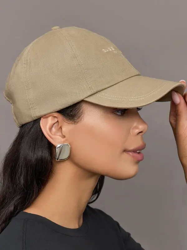 Eugenia Kim Lo Linen Baseball Cap - Khaki