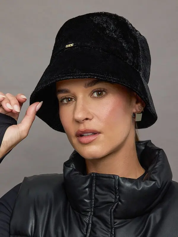 Eugenia Kim Yuki Bucket Hat - Black