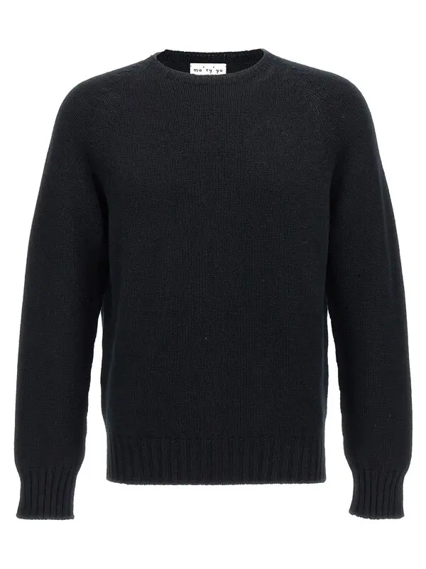 MA'RY'YA Crew-neck Sweater - Black