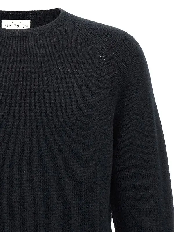 MA'RY'YA Crew-neck Sweater - Black
