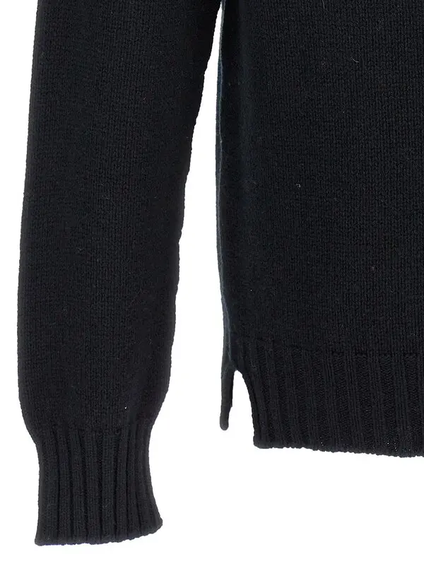 MA'RY'YA Crew-neck Sweater - Black