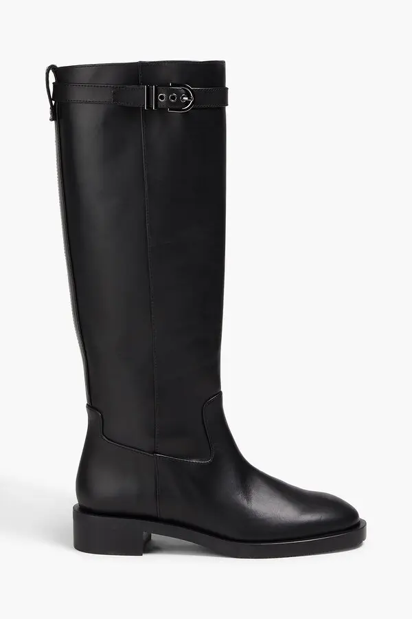 STUART WEITZMAN Maverick Leather Knee Boots