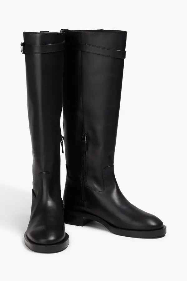 STUART WEITZMAN Maverick Leather Knee Boots