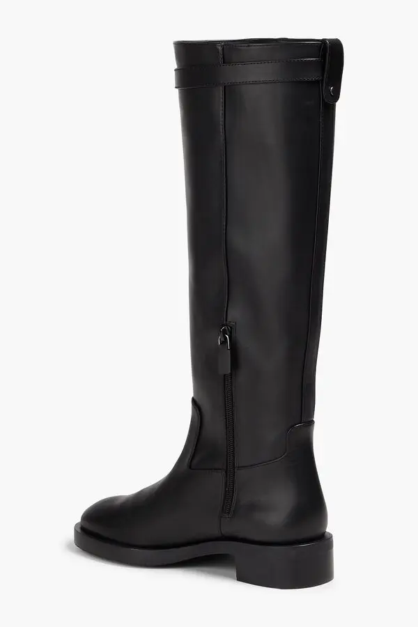 STUART WEITZMAN Maverick Leather Knee Boots