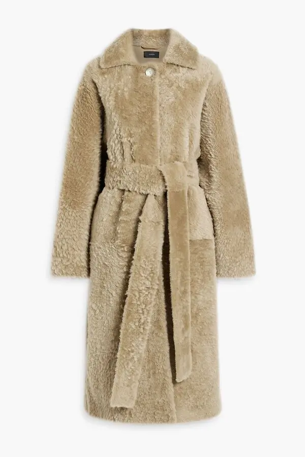 JOSEPH Cail Shearling Coat