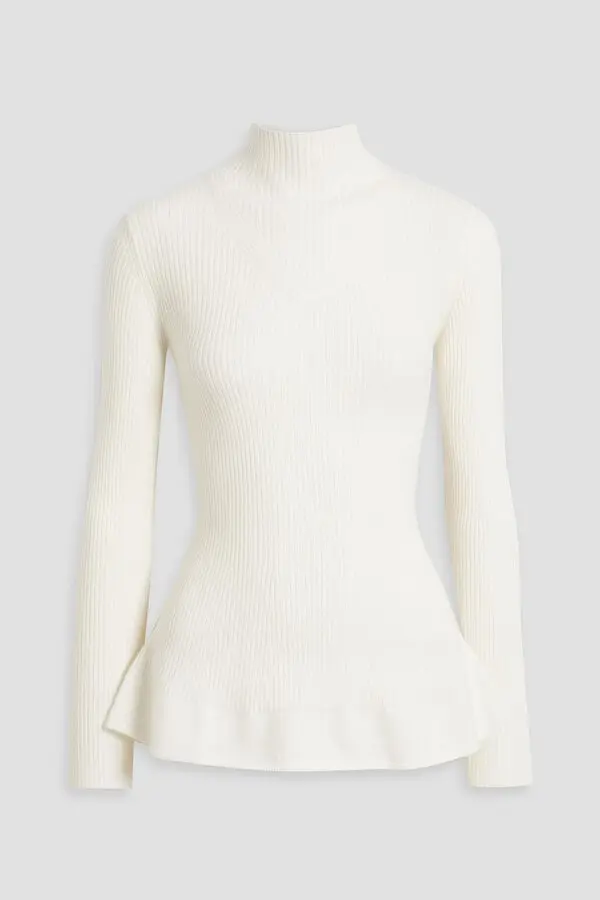 Arch4 Pia Ribbed Cashmere Turtleneck Sweater - Ivory