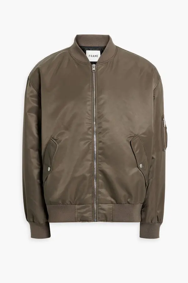 FRAME Shell Bomber Jacket