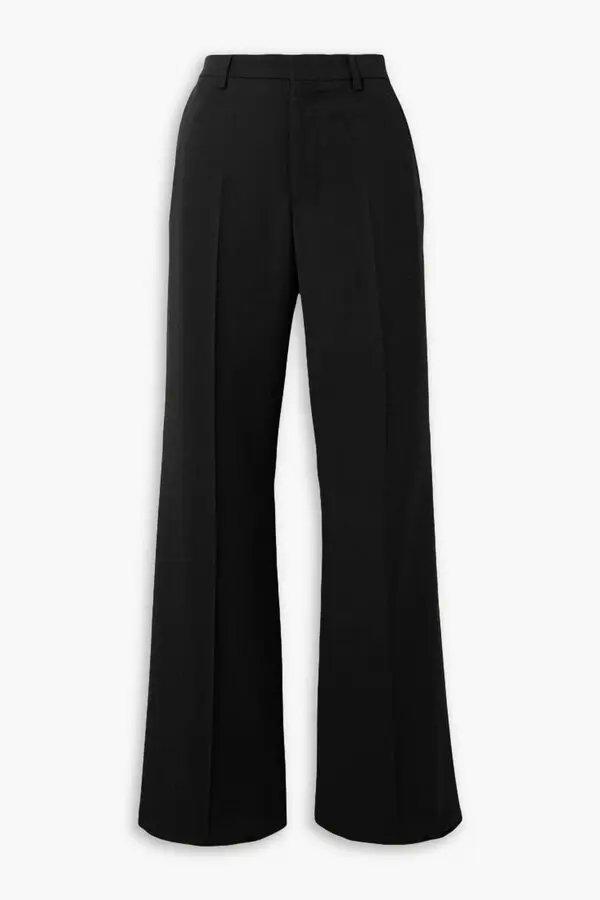 Ami Twill Flared Pants - Black