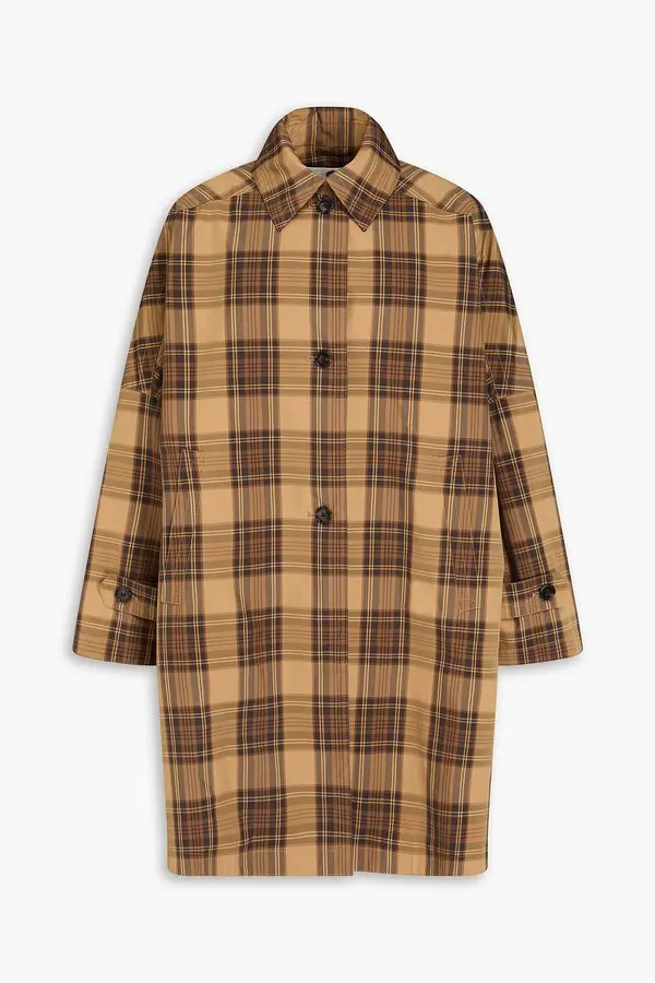 TOTEME Oversized Checked Raincoat