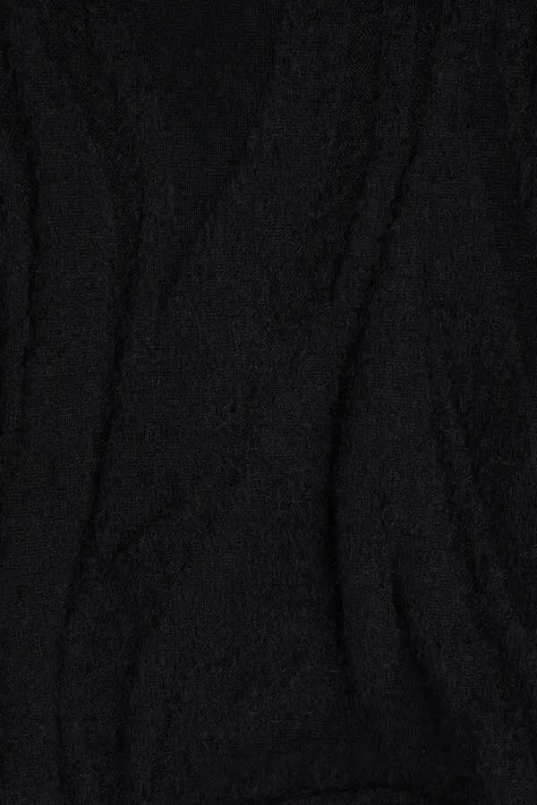 Alberta Ferretti Textured-knit Wool Sweater