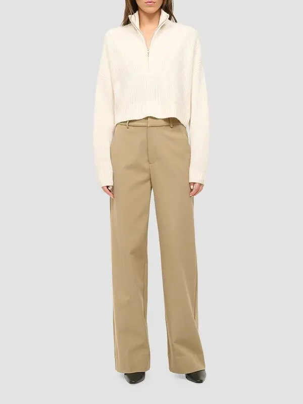 Staud Hampton Cashmere Crop Sweater