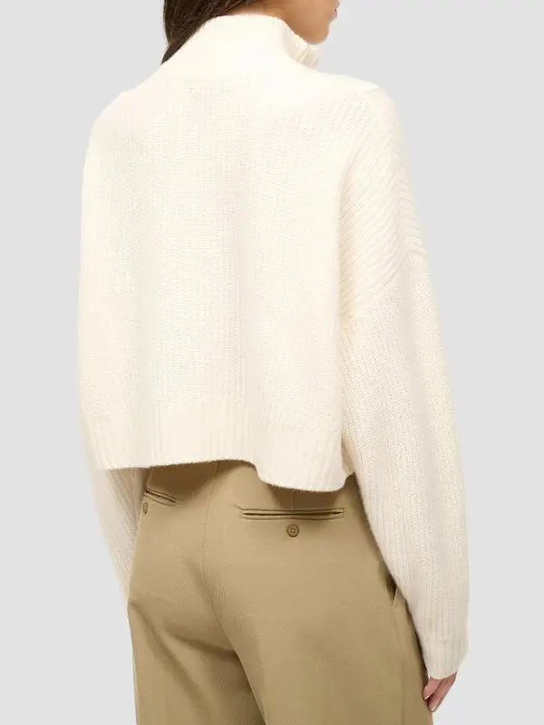 Staud Hampton Cashmere Crop Sweater