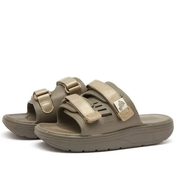 COPY - Suicoke Urich Slide Sandal olive colorway Suicoke Urich, Olive | Garmentory main image 4