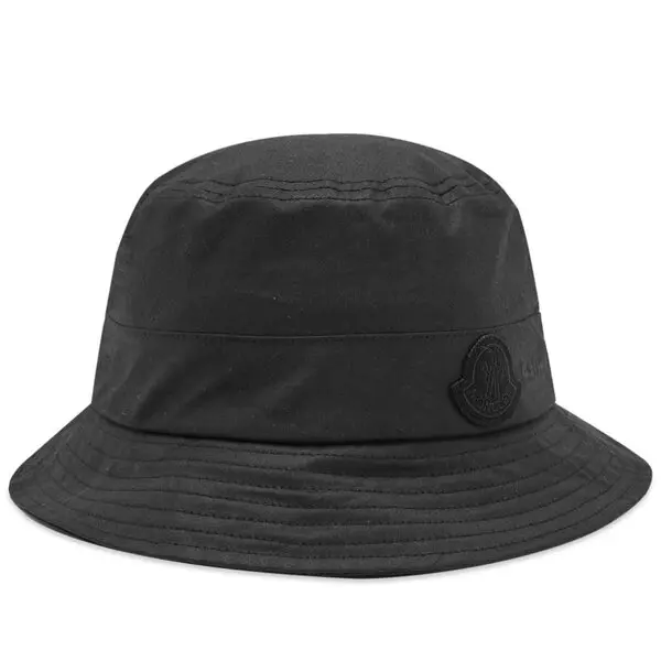 L　MONCLER GENIUS BARBOUR　ハット　モンクレール　バブワー Moncler Genius X Barbour Bucket Hat In Black - 30% Off | Editorialist