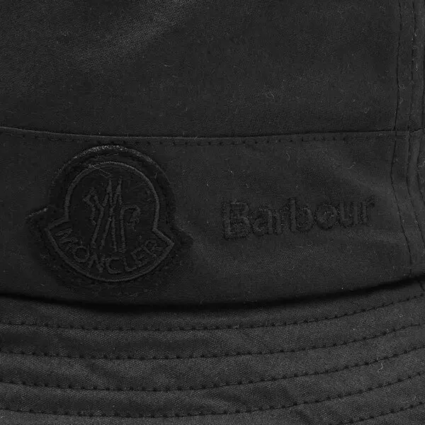 XL　MONCLER GENIUS BARBOUR　ハット　モンクレール Moncler Genius X Barbour Bucket Hat In Black - 30% Off | Editorialist
