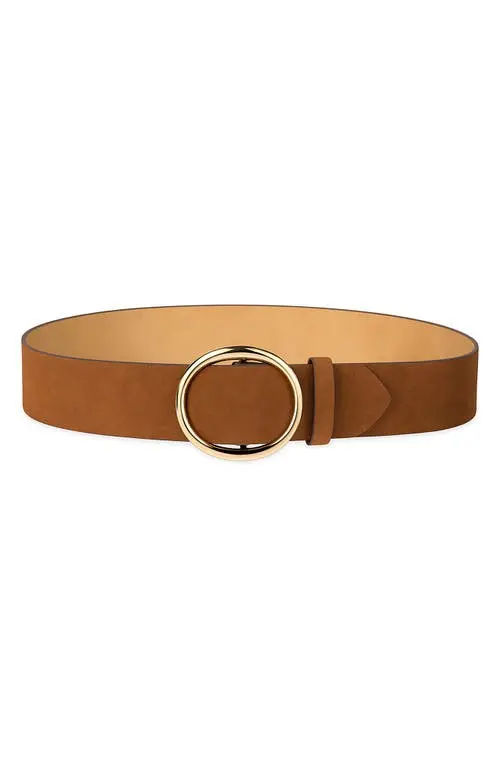 Cole Haan Suede Wide Belt - Tan Suede