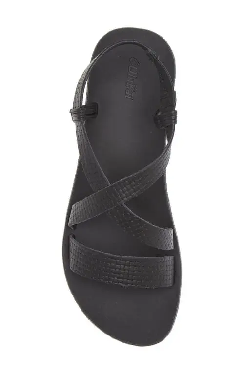 Olukai Onohi Strappy Platform Sandal - Black/white Sand