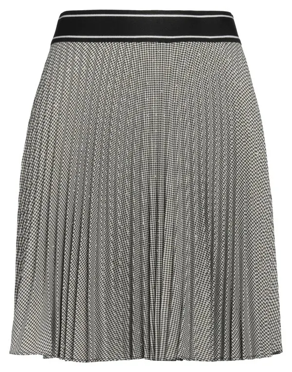 Sandro Mini Skirt Cream Size Polyester