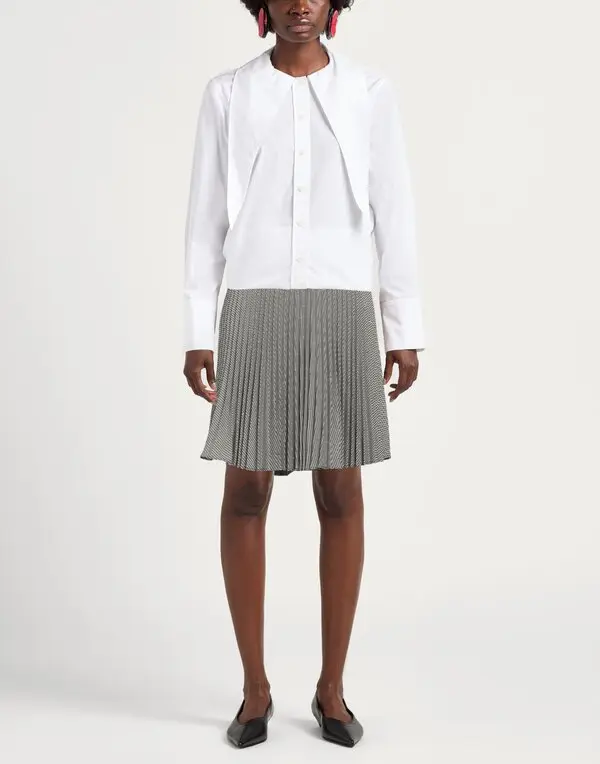Sandro Mini Skirt Cream Size Polyester