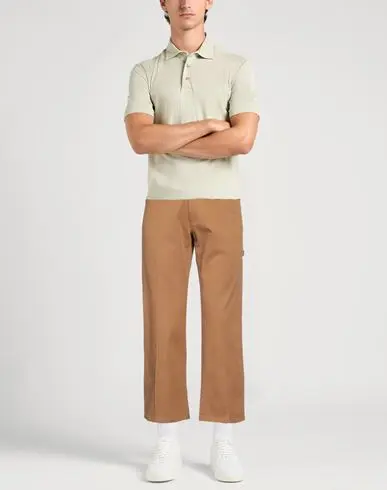 DANIELE ALESSANDRINI Cotton Elastane Cropped Pants