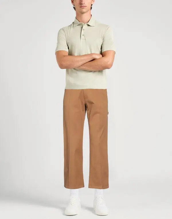 DANIELE ALESSANDRINI Cotton Elastane Cropped Pants
