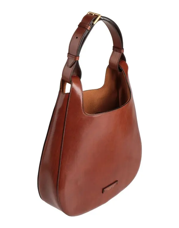 THE BRIDGE Leather Hobo Bag - Brown