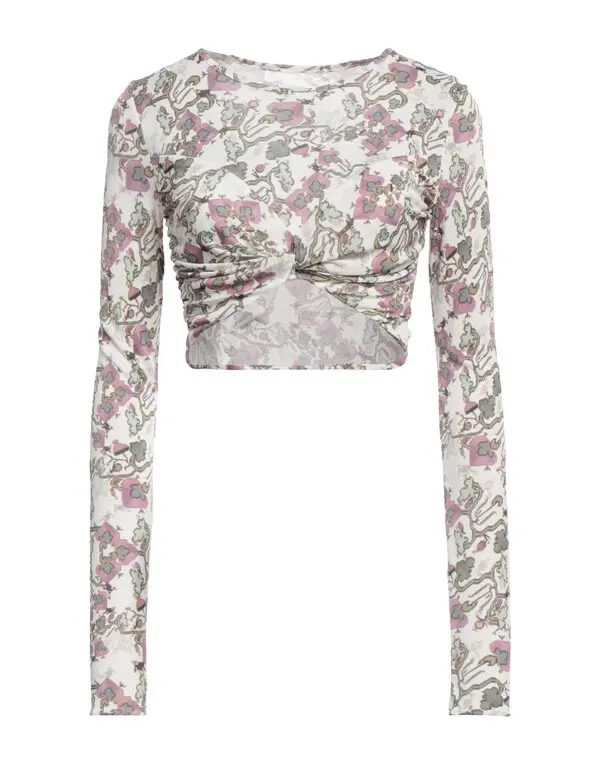 Isabel Marant Étoile Floral-print Crop Top - White
