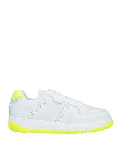 Gcds Low-top Leather Sneakers - White