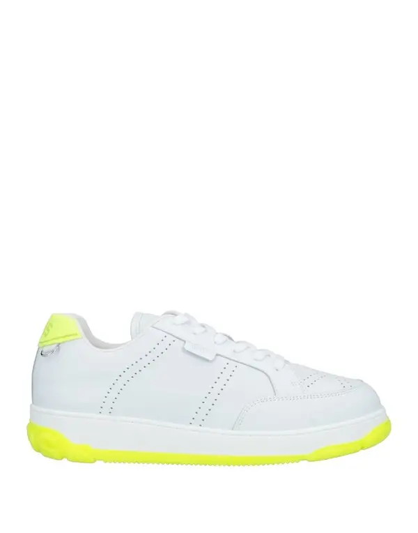 Gcds Low-top Leather Sneakers - White