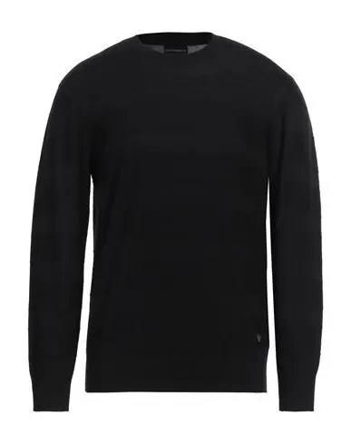 Emporio Armani Sweater In Virgin Wool Blend - Black