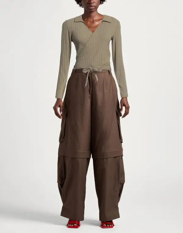 Karl Lagerfeld Ribbed Knit Wrap Cardigan