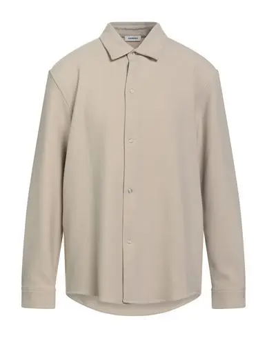 Sandro Shirt Size Polyester, Viscose, Elastane - Sand