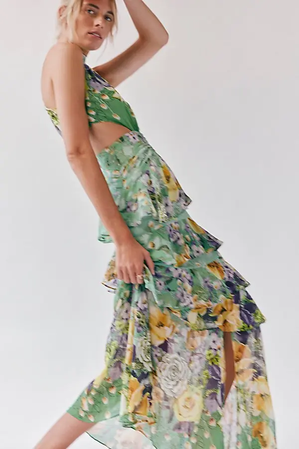 Elliatt Gardenia Gown - Green | Editorialist