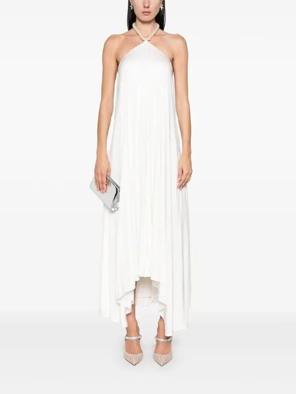 Retrofete Maryam Pearl-embellished Dress