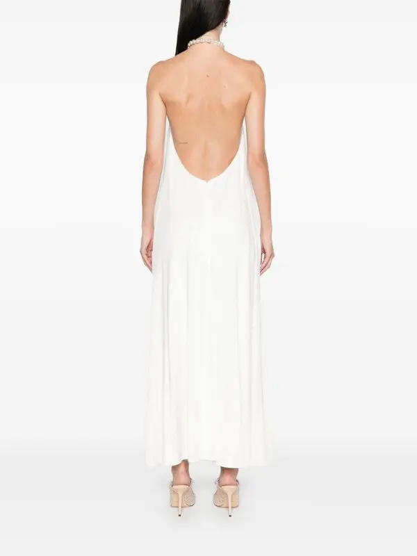 Retrofete Maryam Pearl-embellished Dress