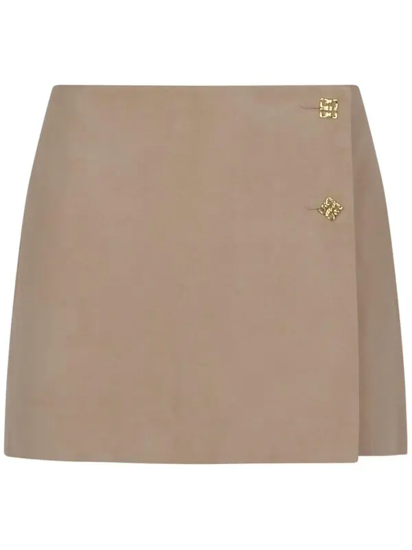 Givenchy Leather Mini Skirt