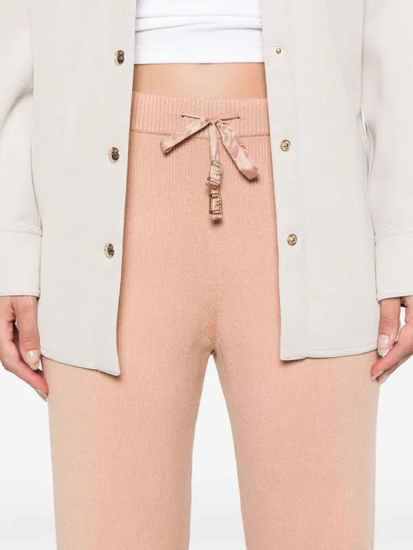 Liu Jo Ribbed-knit Trousers