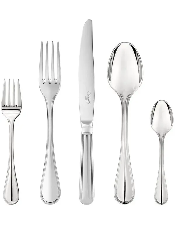 Christofle Albi Acier Five-piece Individual Place Setting - Silver