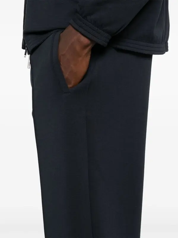 Emporio Armani Double-jersey Trousers - Blue