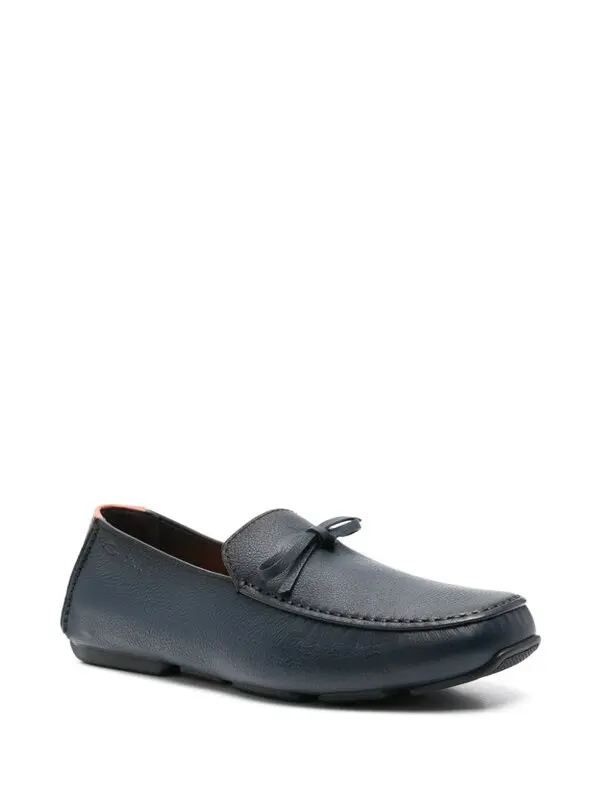 Santoni Bow Loafers