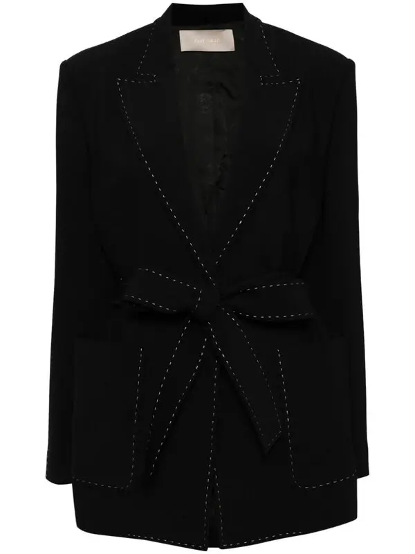 Elie Saab Topstitch Blazer