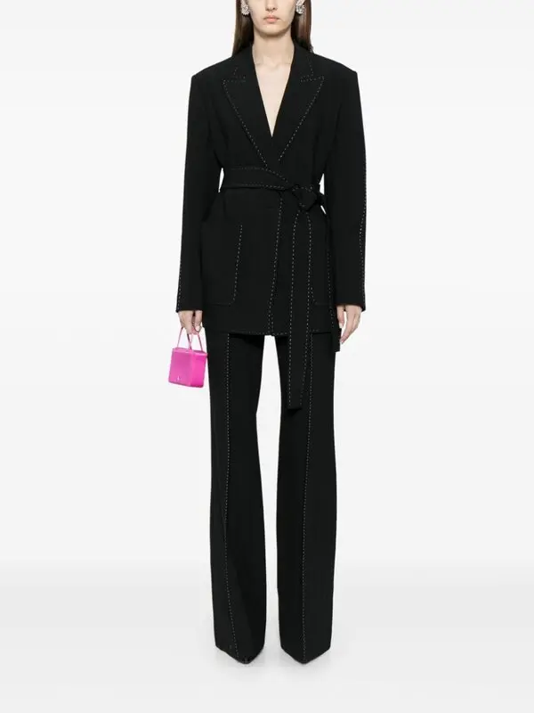 Elie Saab Topstitch Blazer