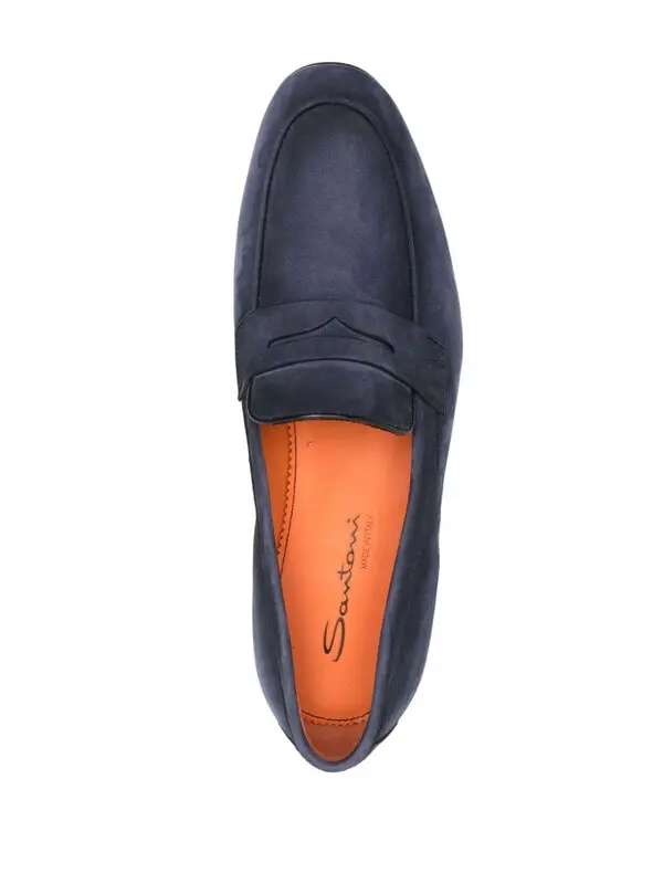 Santoni Penny Loafers - Blue