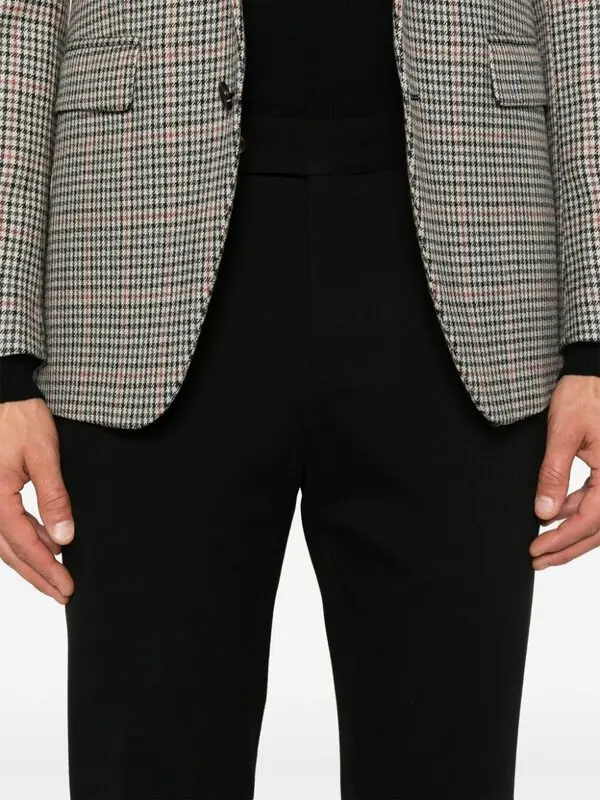 PT TORINO Tapered Trousers - Black