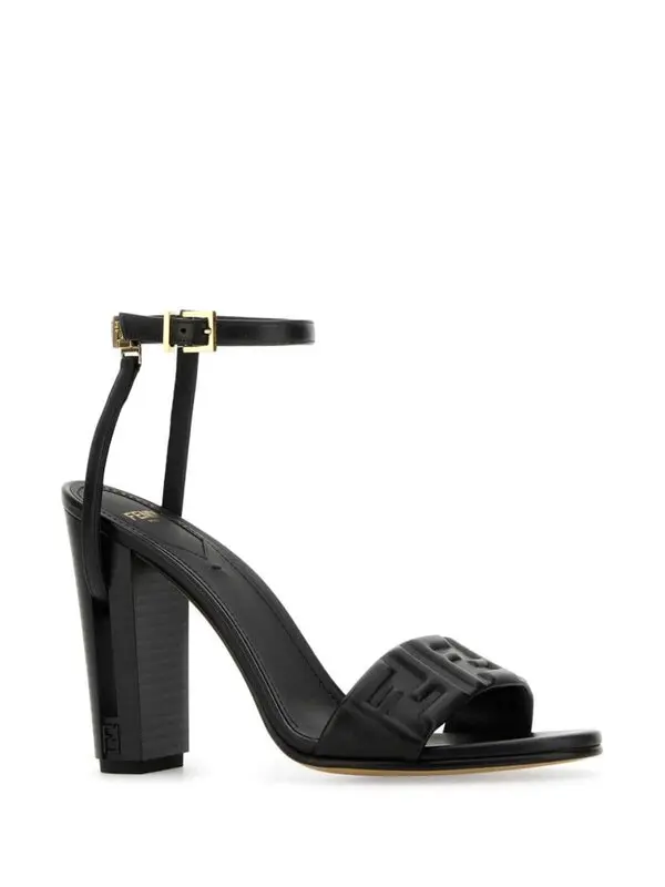 Fendi 95mm Delfina Leather Sandals