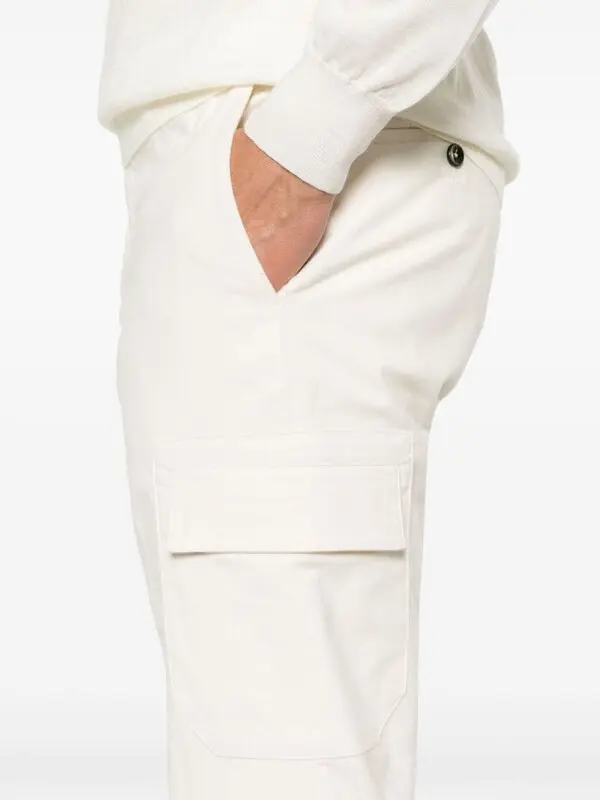 PT TORINO Felted Cargo Trousers - Neutrals