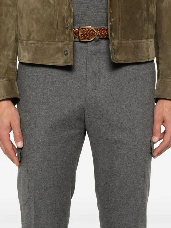 PT TORINO Felted Cargo Pants - Grey